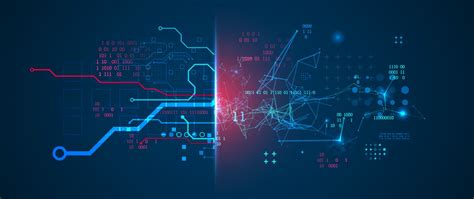 Abstract Digital Technology Operating System Vector Image