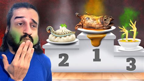 ვინ გამოიძახებს ყველაზე საშინელ საჭმელს Youtube