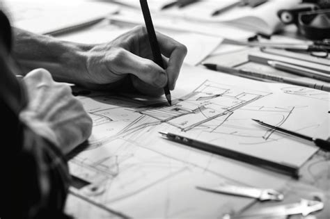 Premium Photo Graphic Designer Creating Logos And Artwork In Studio