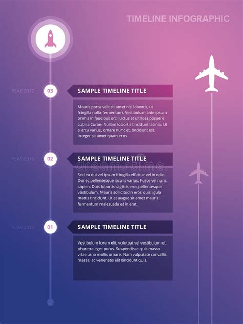 Vertical Timeline Stock Vector Illustration Of Statistic 56669883