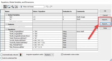 Solidworks Global Variables Archives