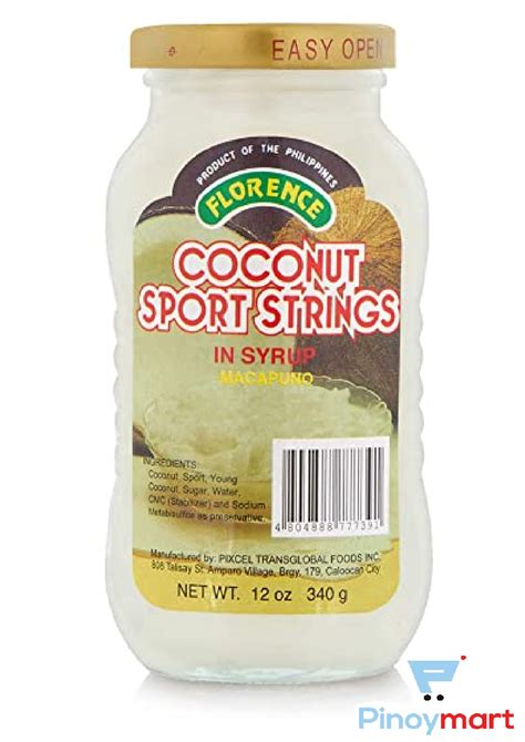 Florence Coconut Macapuno Strings 340g Pinoymart