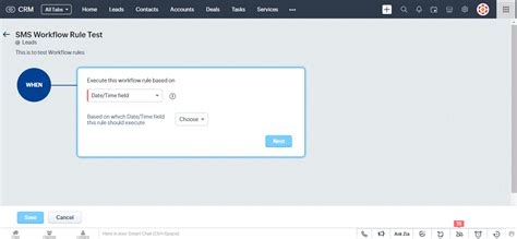 Send Sms Using Workflow Rules