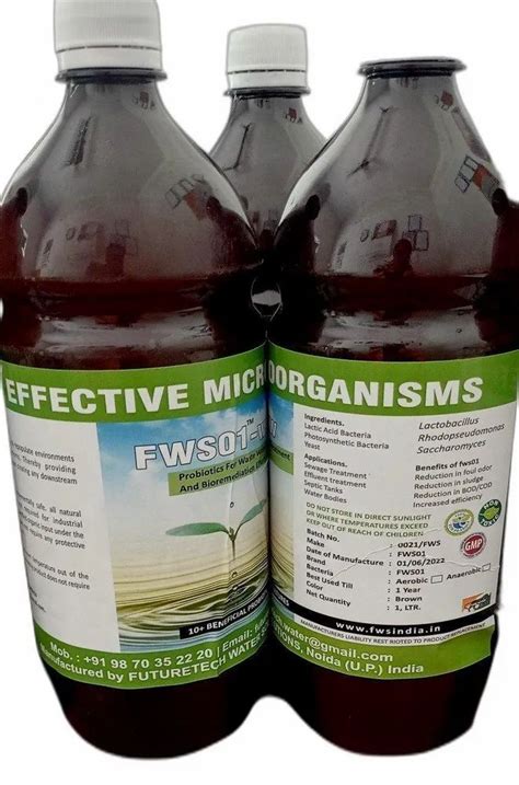 Fws01 Effective Microorganisms Grade Standard Bio Tech Grade Packaging Size Bottle At ₹ 190