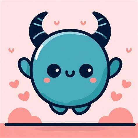 Premium Photo Cute Small Monster Cartoon Illustration