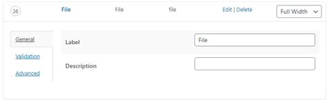 form field file wordpress form builder documentation buddyforms