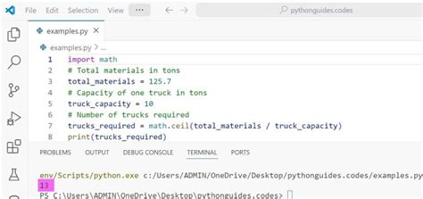 How To Use The Ceil Function In Python