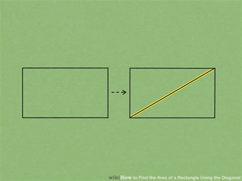 How To Find The Area Of A Rectangle Using The Diagonal Steps