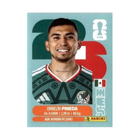 Venta Cromos Mundial Orbelin Pineda México Mex 11 Mundial 2026 Panini