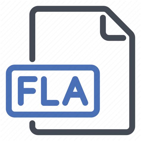 Extension File Fla Icon