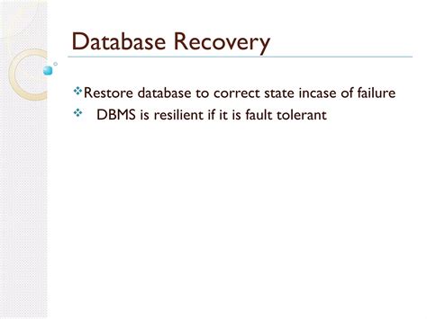Database Concurrency Control And Recovery 1 Ppt