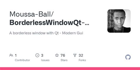 Github Moussa Ballborderlesswindowqt Modern Gui A Borderless Window
