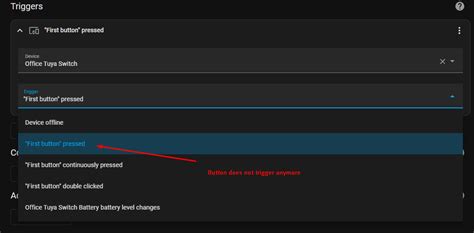 Buttons No Longer Trigger On Button Presses · Issue 92182 · Home Assistantcore · Github