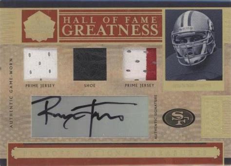 2006 Playoff National Treasures Hall Of Fame Greatness Materials