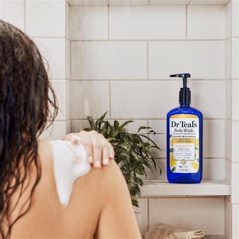 Dr Teals Body Wash With Pure Epsom Salt With Prebiotic Lemon Balm