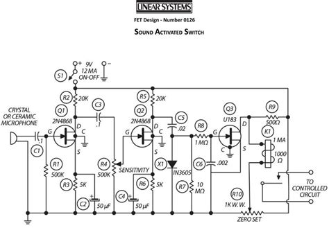 Linear Systems Jfet Circuit For Robotics And Home Automation Linear