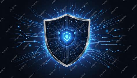 Digital Technology Concept Cyber Security Data Protection Internet Network Connection Premium