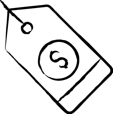 Tag Dollar Hand Drawn Vector Illustration 32182883 Vector Art At Vecteezy