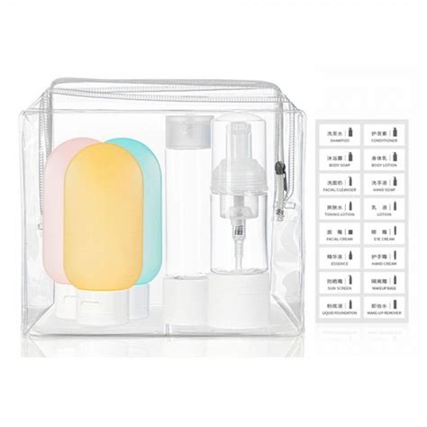 화장품용기 휴대용 샴푸 화장품 크림 공병 여행용 용기 7종 세트 스프레이공병 에이블리