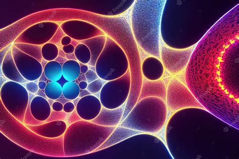 Premium Photo Abstraction Technological Background Connection Structure Color 3d Rendering