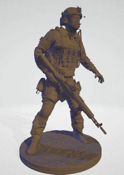 Stl File Rocket Call Of Duty Mw3 Army Rangers 🚀 ・3d Printer Model