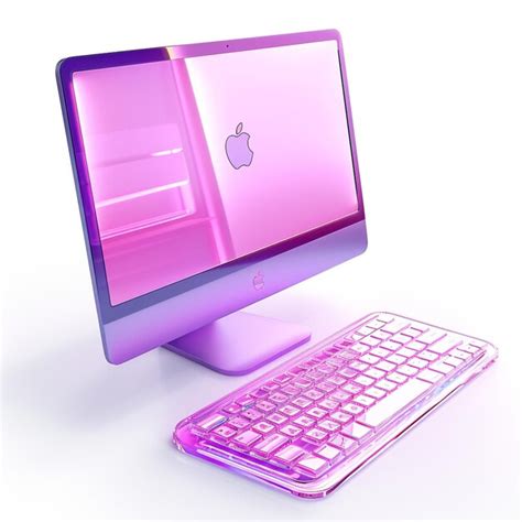 There Is A Computer With A Keyboard And A Mouse On The Desk Generative