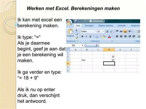 Berekeningen Maken Ppt Free Download