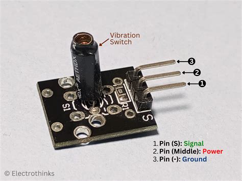 Ky 002 Vibration Switch Module Circuit Working Explanation Electrothinks