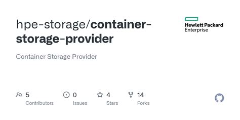 GitHub Hpe Storage Container Storage Provider Container Storage Provider