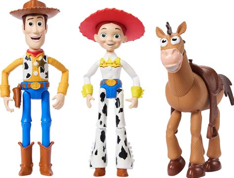 Mattel Disney Pixar Storytellers Toy Story 3 Pack Of Woody Jessie