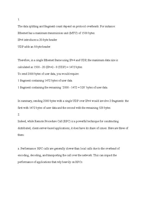 unit 6 written assignment 1 the data splitting and fragment count