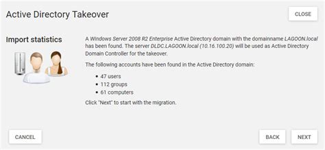 Linux Univention Ucs 4 2 Failed Active Directory Takeover Process Troubleshooting