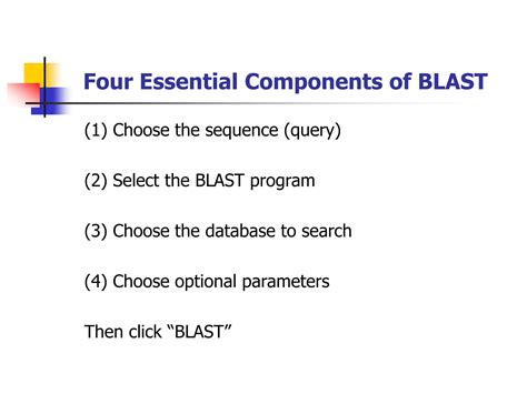 Basic Local Alignment Search Tool Ppts Ppt