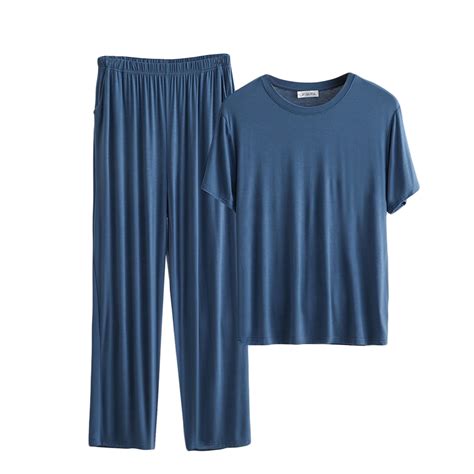 Chgbmok Pajamas For Men Pajama Set Sleepwear Lightweight Dry Short