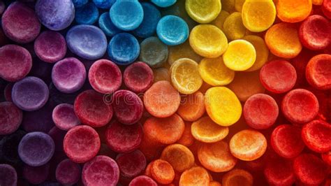 Colorful Round Cells Gradient Spectrum Display Stock Illustration Illustration Of Textured