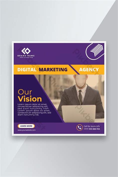 기업 소셜 미디어 포스트 템플릿 디자인 Eps 무료 다운로드 Pikbest