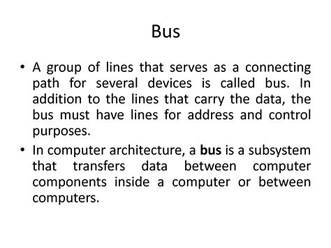 SOLUTION Computer System Architecture Bus Studypool
