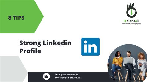 8 Tips For Creating A Strong Linkedin Profile
