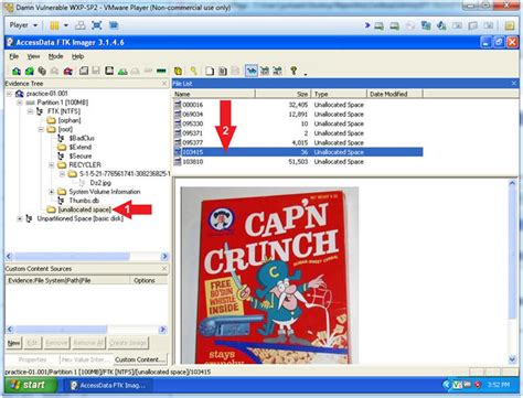FTK Imager Lesson 4 Mount Image File Recover Deleted File