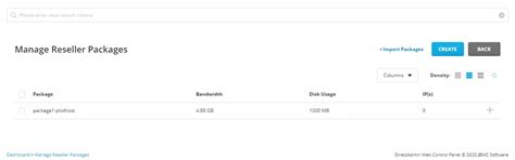How To Addeditdelete Reseller Packages In Directadmin Plothost
