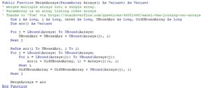 Excel Merge Arrays Into A Single Array With VBA Office Watch