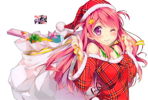 Cute Anime Girl Christmas Wallpapers Wallpaper Cave