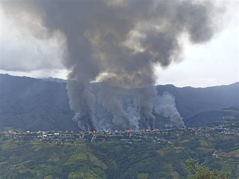 Dvb ထန်တလန်မြို့ကို အကြမ်းဖက်စစ်တပ်က ထပ်မံမီးရှို့၊ နေအိမ် ၁၀၀ ကျော်မီးလောင်ကျွမ်း