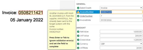 Managing Duplicate Invoice Numbers