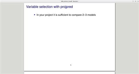 bda 2023 lecture 11 1 variable selection with projpred