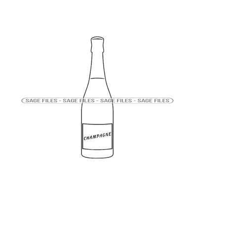 champagne bottle outline svg champagne svg champagne clipa inspire