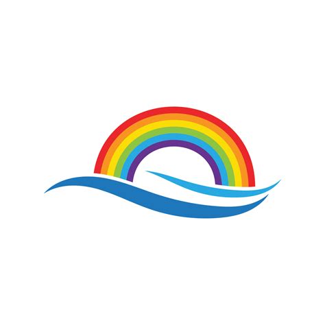 Rainbow Template Vector 19784568 Vector Art At Vecteezy