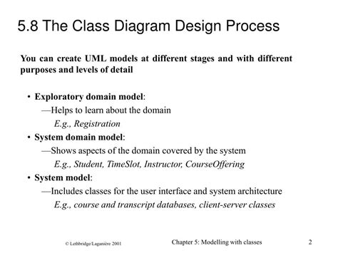 Ppt Chapter 5 Modelling With Classes Continued Powerpoint