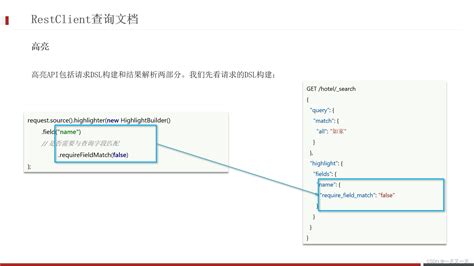 57、elasticsearch Resthighlevelclient 排序、分页、高亮resthighlevelclient 高亮查询