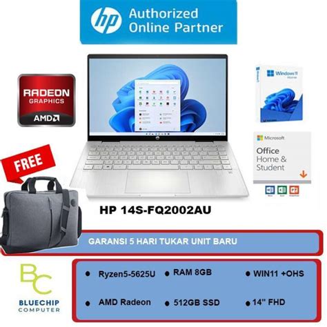 Promo Laptop Hp S Fq Au Ryzen U Gb Gb Ssd Fhd Win Ohs Diskon Di Seller